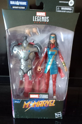 NEW Hasbro Marvel Legends MCU 6" Ms. Marvel Figure & Infinity Ultron ...