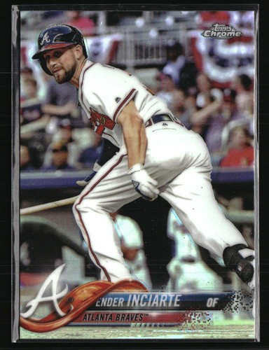 Ender Inciarte 2018 Topps Chrome Refractor #58 Baseball Card | eBay