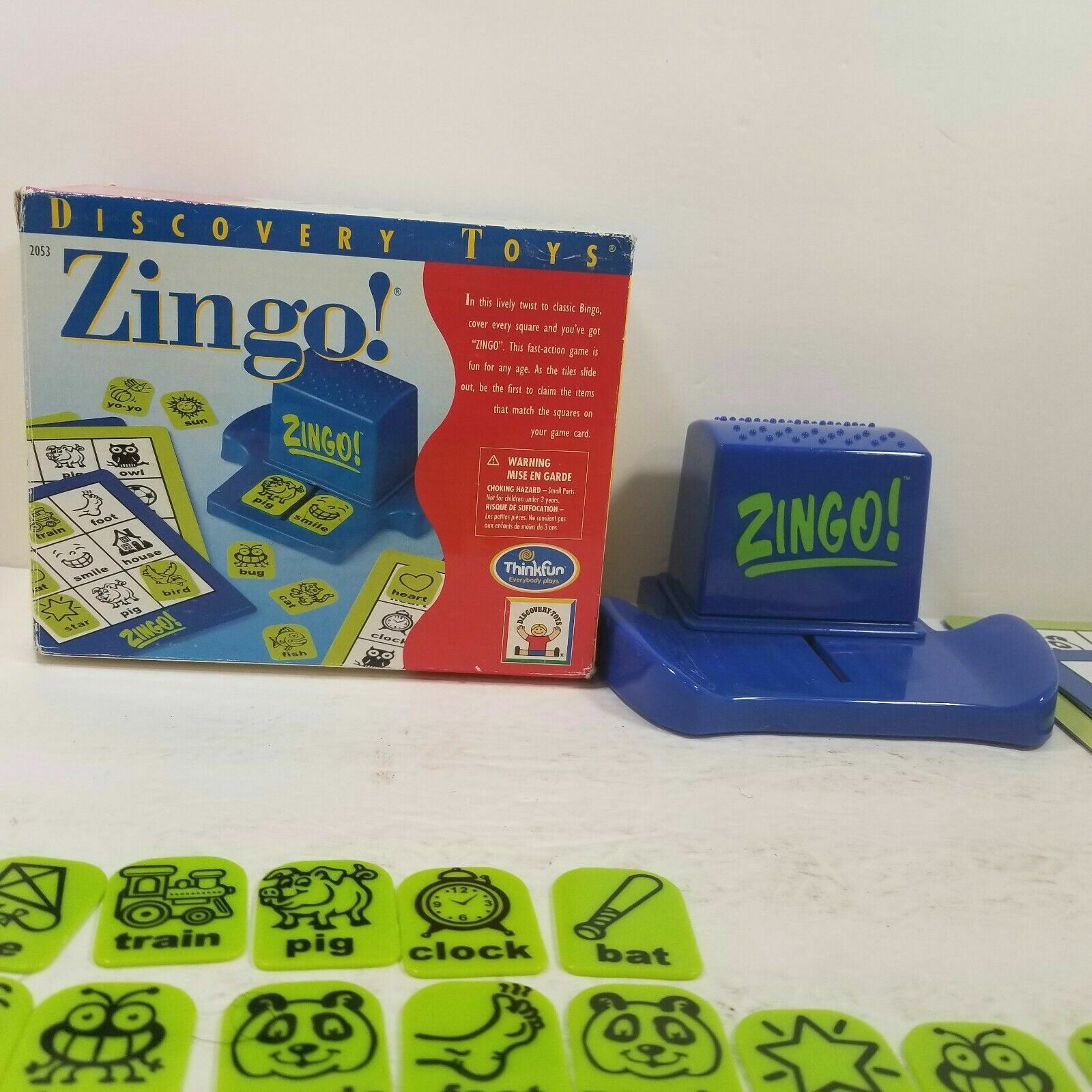 Discovery Toys 2005 Zingo Game #2053 Bingo Twist Preschool Complete ...
