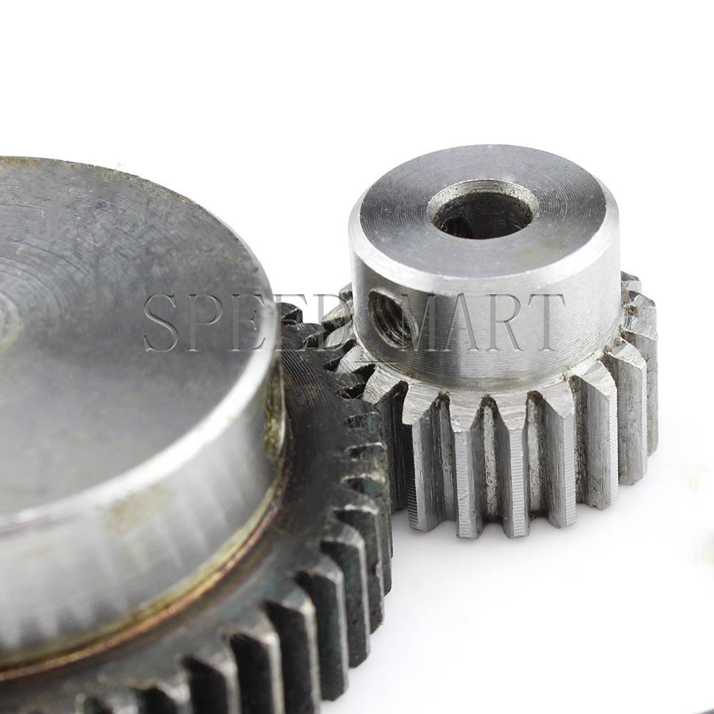 1M50T-20T Module 1 Motor Metal Gear Wheel Set Kit Ratio 5:2 Wheelbase ...