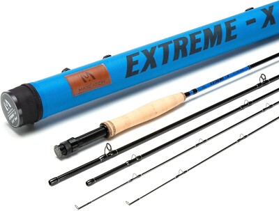Maxcatch Extreme-X Fly Fishing Rod with Extra Tip Part, Fast Action ...