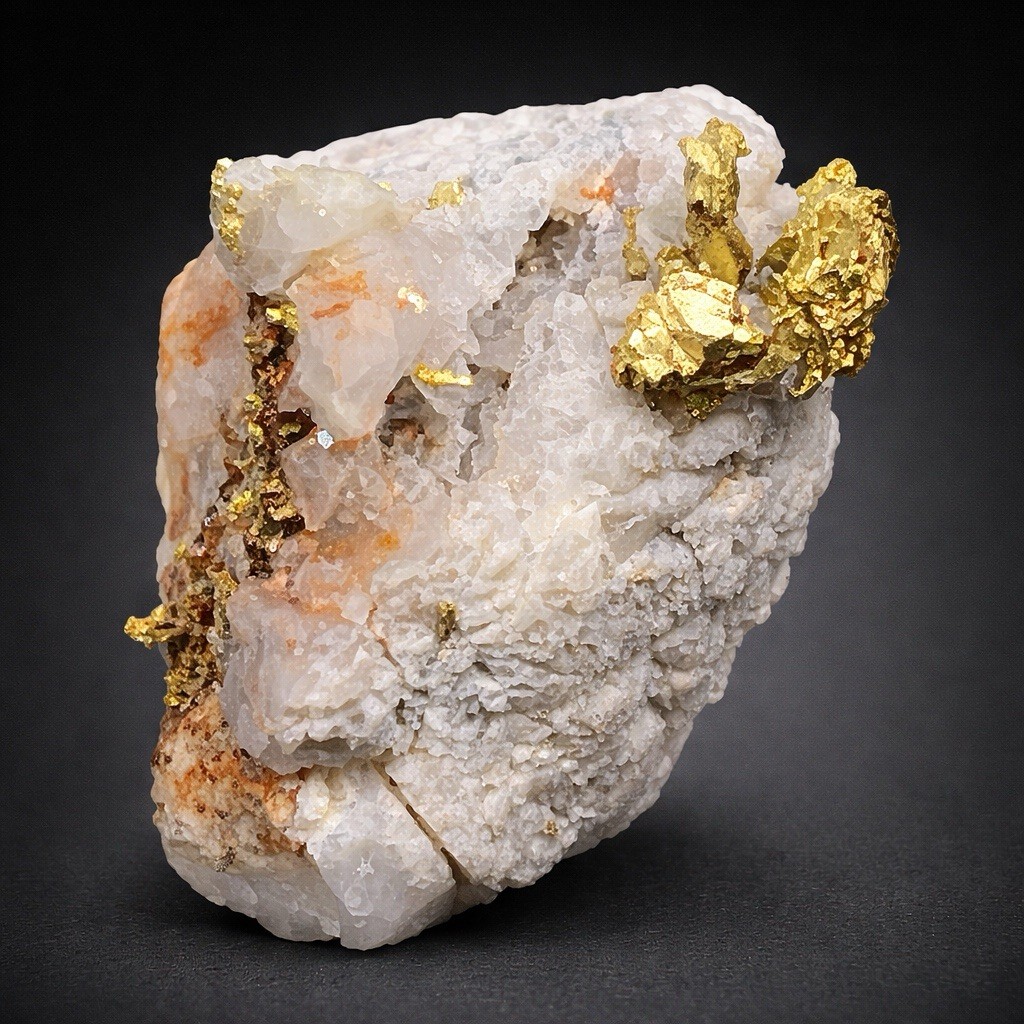 Native Gold on Quartz Matrix — California, USA — 3.044g | eBay
