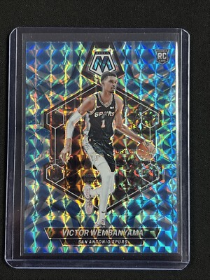 2023-24 Panini Mosaic Victor Wembanyama #238 Reactive Blue Prizm RC ...