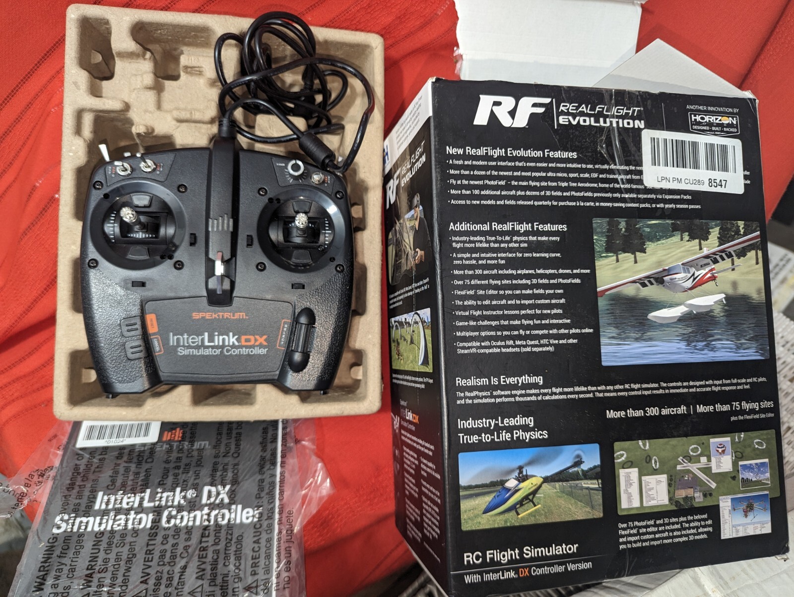 Spektrum InterLink DX Realflight Simulator Controller with USB Plug ...