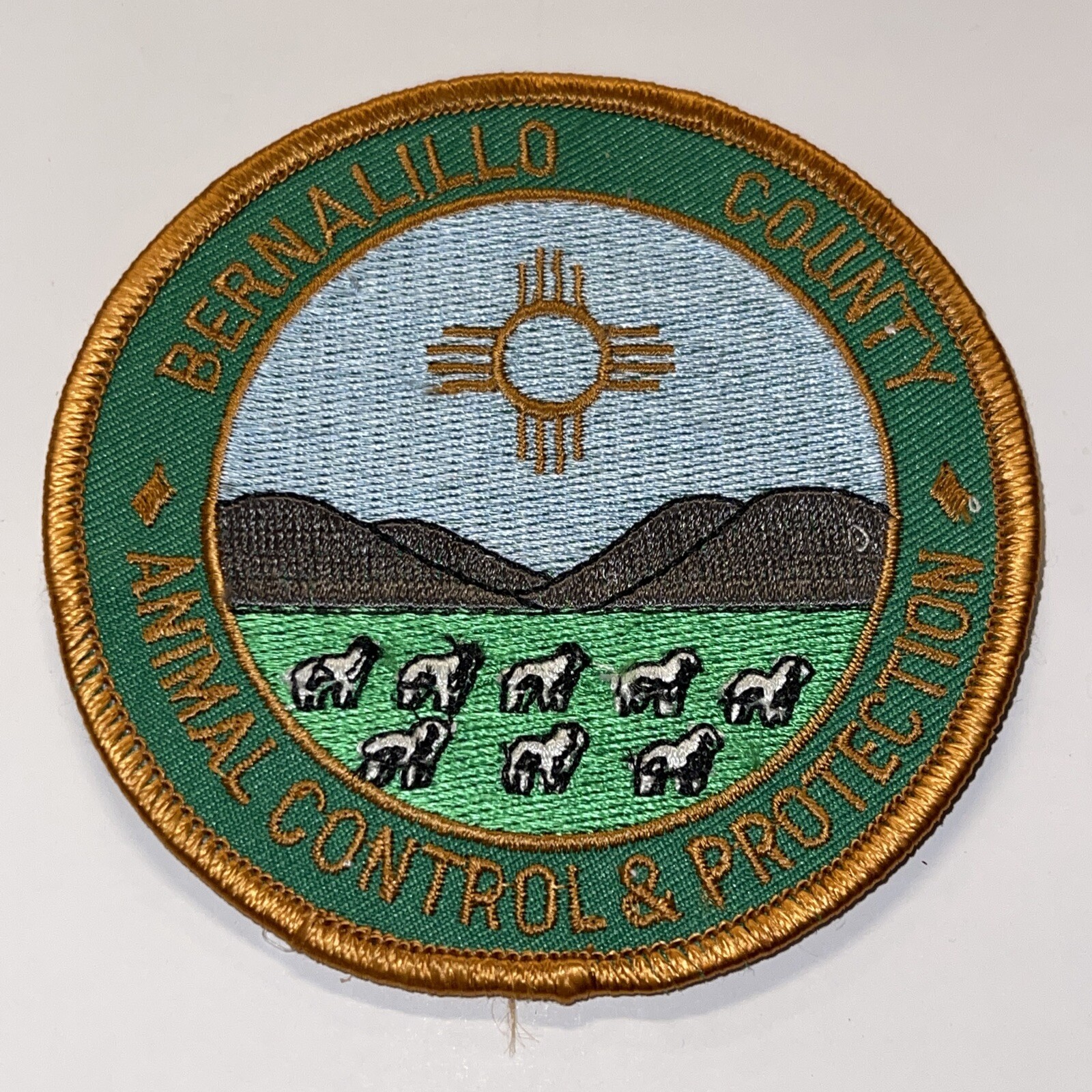 OLD OBSOLETE BERNALILLO COUNTY NEW MEXICO SHERIFF PATCH SHOULDER ANIMAL ...