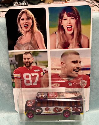 Hot Wheels School Bus Kansas City Chiefs Its A Custom Taylor Swift ...