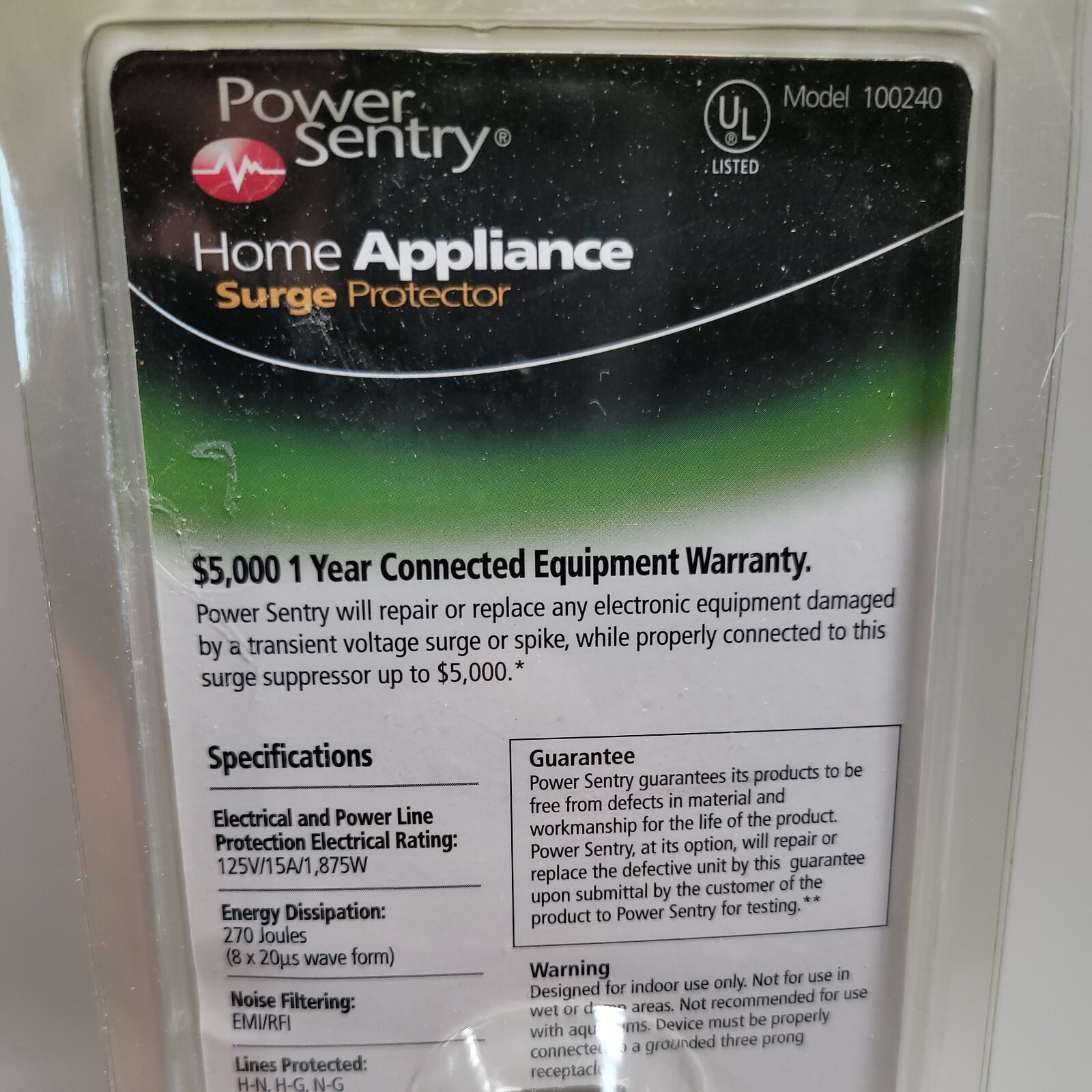 Power Sentry Surge Protector Model 240 for sale online | eBay