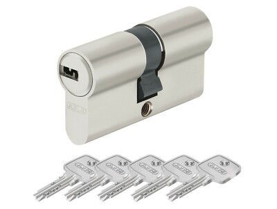 ABUS Profilzylinder Zylinder Türschloss EC550 EC 550 inkl. 5 Schlüssel ...
