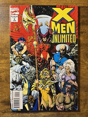 X-MEN UNLIMITED 5 DIRECT EDITION LIAM SHARP COVER MARVEL COMICS 1994 A ...