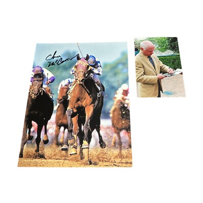 Chris McCarron Signed 8.5x11 Photo! Kentucky Derby Alysheba Horse ...