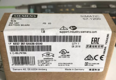 Siemens 6ES7297-0AX30-0XA0 Battery Module 6ES72970AX300XA0 | eBay