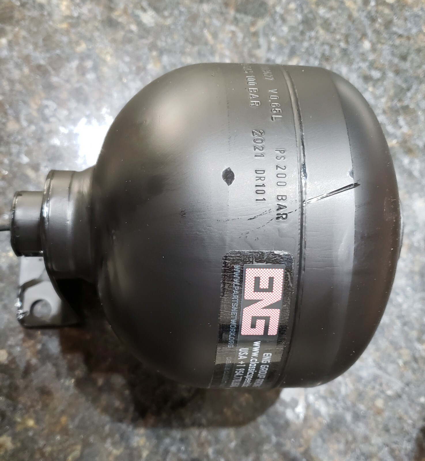 2X CORTECO 80001406 ACCUMULATOR (SELF LEVELING SYS.) MERCEDES-BENZ ...