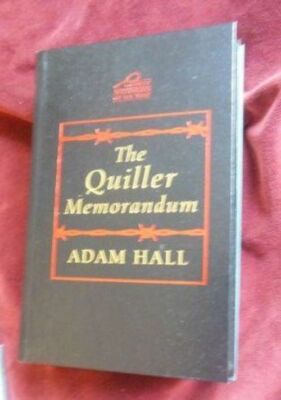 Adam Hall - THE QUILLER MEMORANDUM - Impress Edition - faux leather | eBay