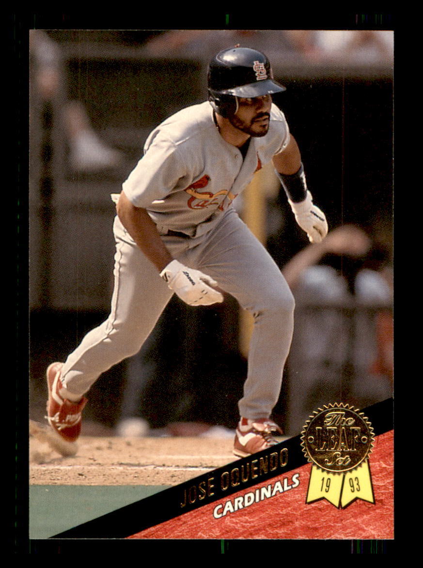 1993 BASEBALL 1993 Leaf Jose Oquendo St. Louis Cardinals #26 1 | eBay