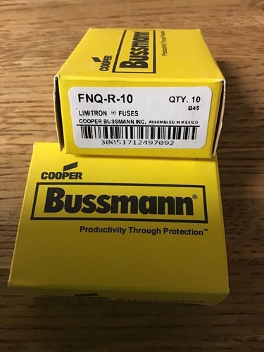 10PCS/ NEW Bussmann FNQ-R-10 FNQR10 Fuse 10A 600V | eBay