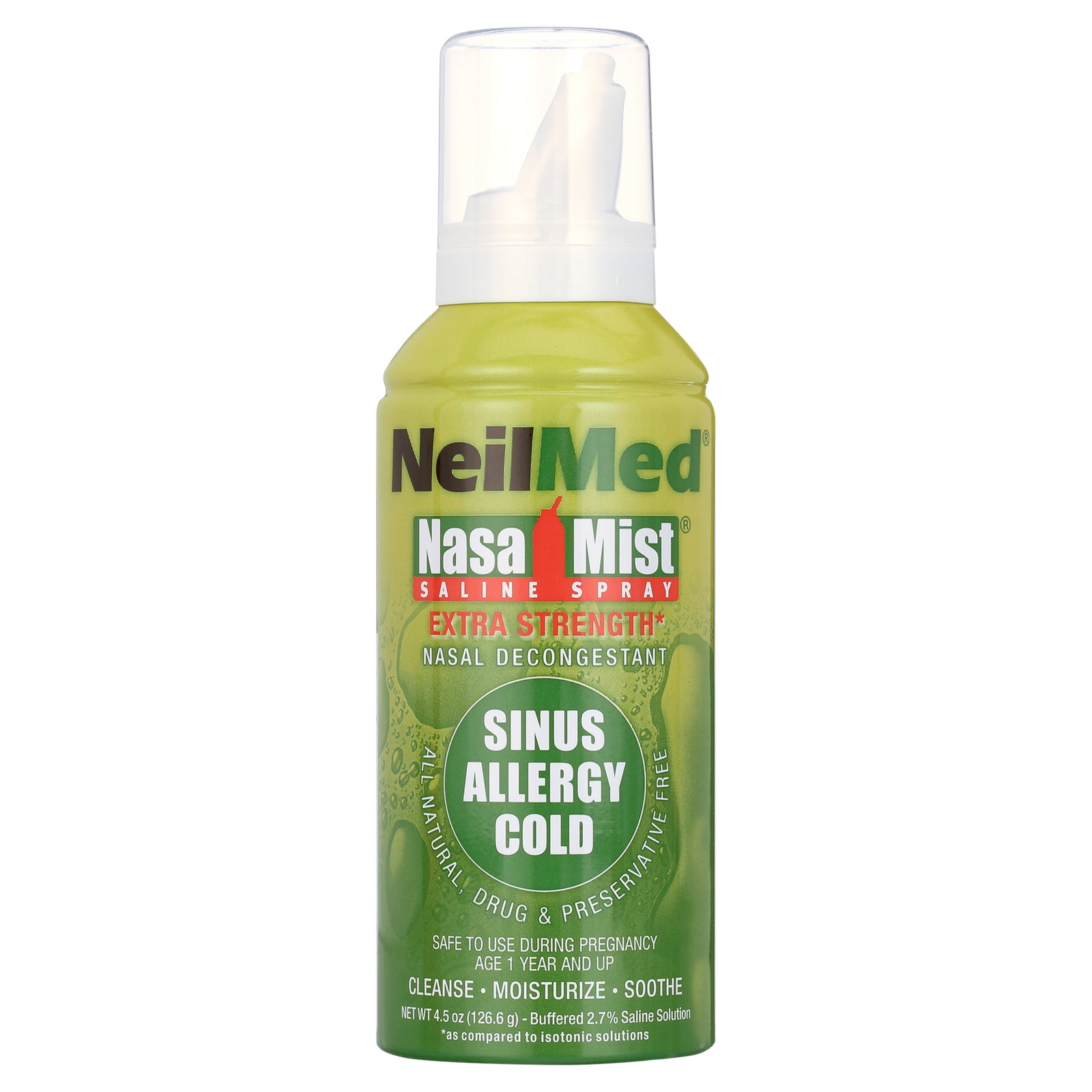 NeilMed NasaMist Hypertonic Extra Strength Nasal Saline Spray 4.5 oz | eBay