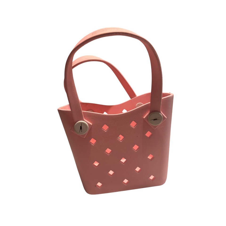 Pink Mini Tote Bag Aldi Novelty Purse Diamond Cutout Beach Cute | eBay