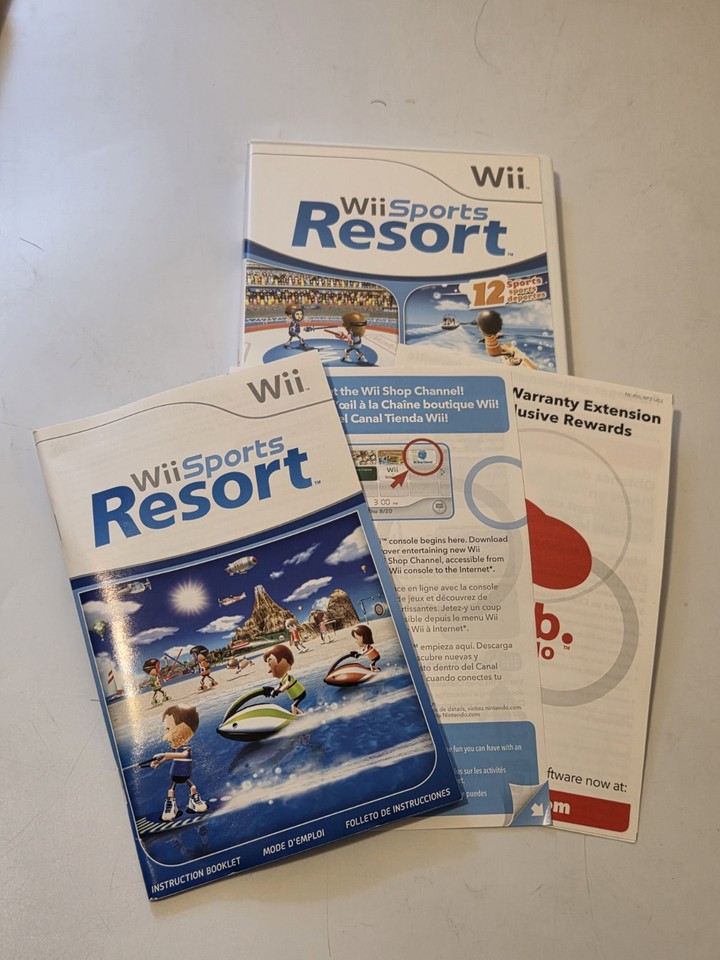 ONLY (8) Manuals & (4) Empty Cases Nintendo Wii ~ NO GAMES! Mario Wii ...