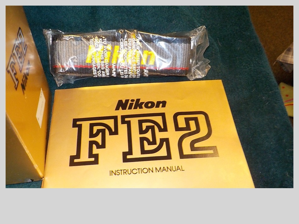 New. NOS w/Original Box. Nikon FE2 Black 35mm SLR Film Camera Body | eBay