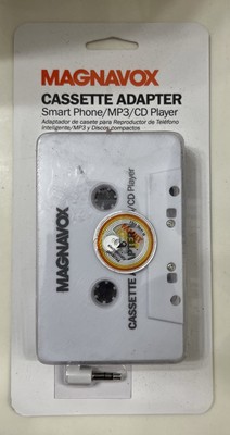 Magnavox Cassette Adapter - Smart Phone/MP3/CD Player to 3.5mm Adapter ...