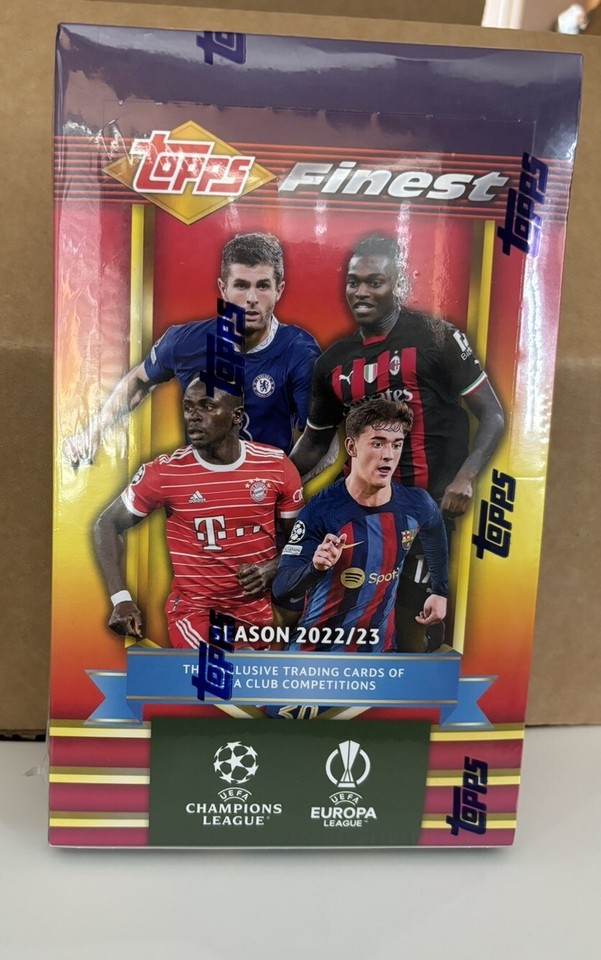 2022-23 SEALED TOPPS FINEST FLASHBACKS UEFA CLUB COMPETITIONS SOCCER ...