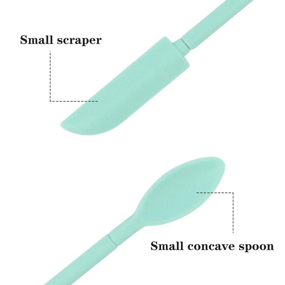 Mini Silicone Telescopic Spatula Multipurpose Double-Headed Cream Cake ...