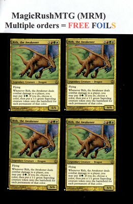 MRM ENGLISH 4x Rith, the Awakener - Riss l' veilleur MTG magic MB1 | eBay