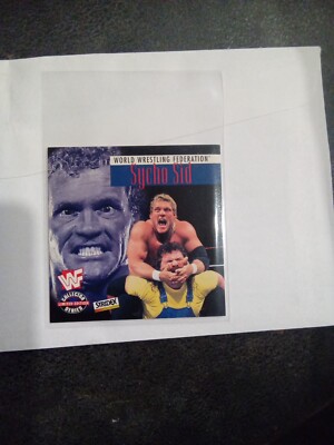 1997 WWF Stridex Rare Wrestling Sycho Sid Card Limited Edition - Psycho ...