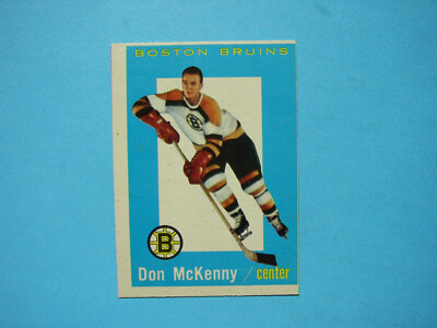 1959/60 TOPPS NHL HOCKEY CARD #9 DON MCKENNY NM SHARP!! 59/60 TOPPS | eBay