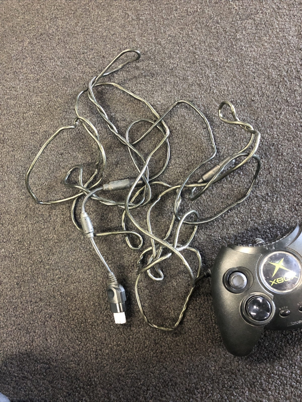 ORIGINAL Xbox Controller- Fat Duke-Microsoft OEM Cleaned & Tested | eBay