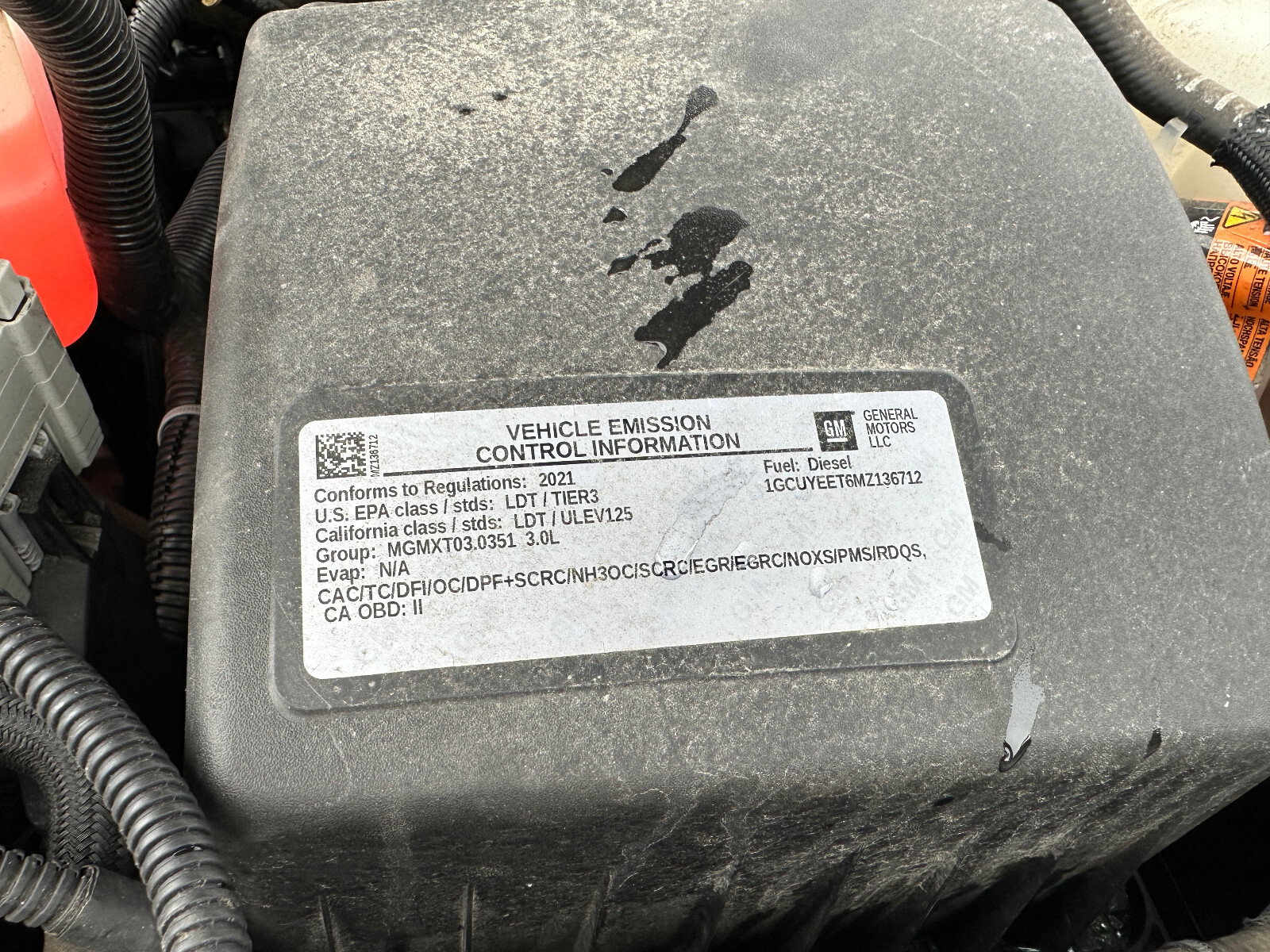 21 CHEVROLET GMC 1500 YUKON SUBURBAN 3.0 DURAMAX DIESEL ENGINE MOTOR ...