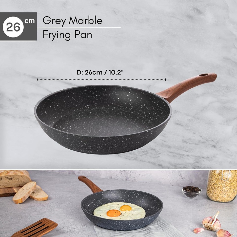 Marble Cookware Collection: Frying Pans, Woks, Sauté Pans, and ...