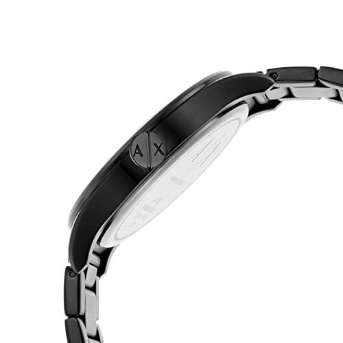 Armani Exchange Men's AX7102 Black Stainless-Steel Quartz Dress Watch ...