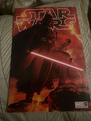MARVEL COMICS STAR WARS #25 Mike Mayhew darth Vader Variant LTD To 3000 ...