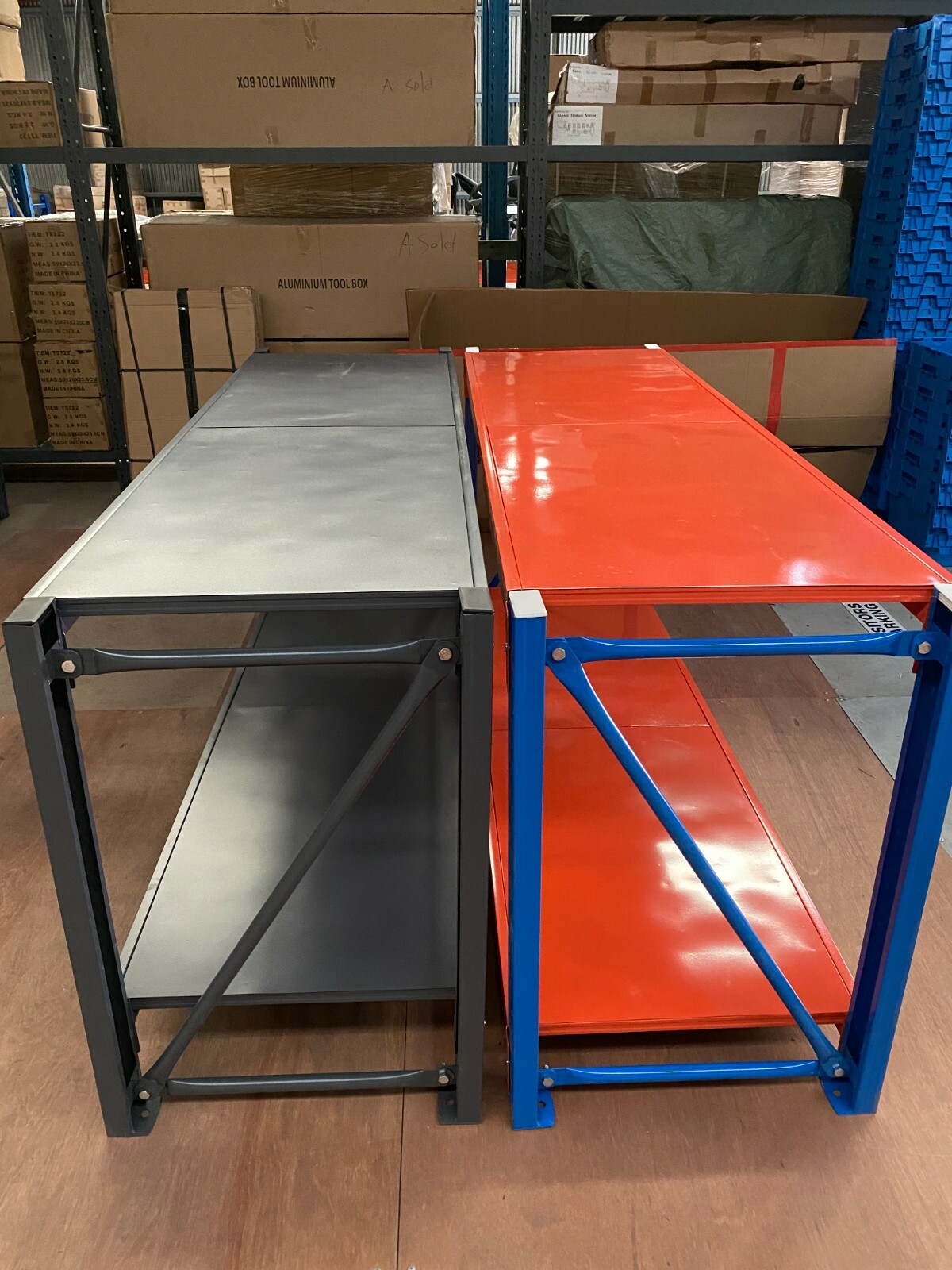 1.5m Heavy Duty Workbench Shelving Rack Work Bench Workbenches 3 ...