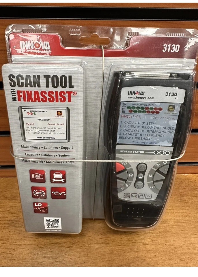 Innova 3130e Diagnostic Scan Tool/Code Reader with Fix Assist for OBD2 ...