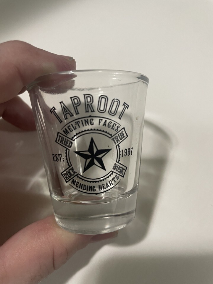 Taproot Shot Glass Rock Music Guitar Pick Shirt Nonpoint Chevelle ...