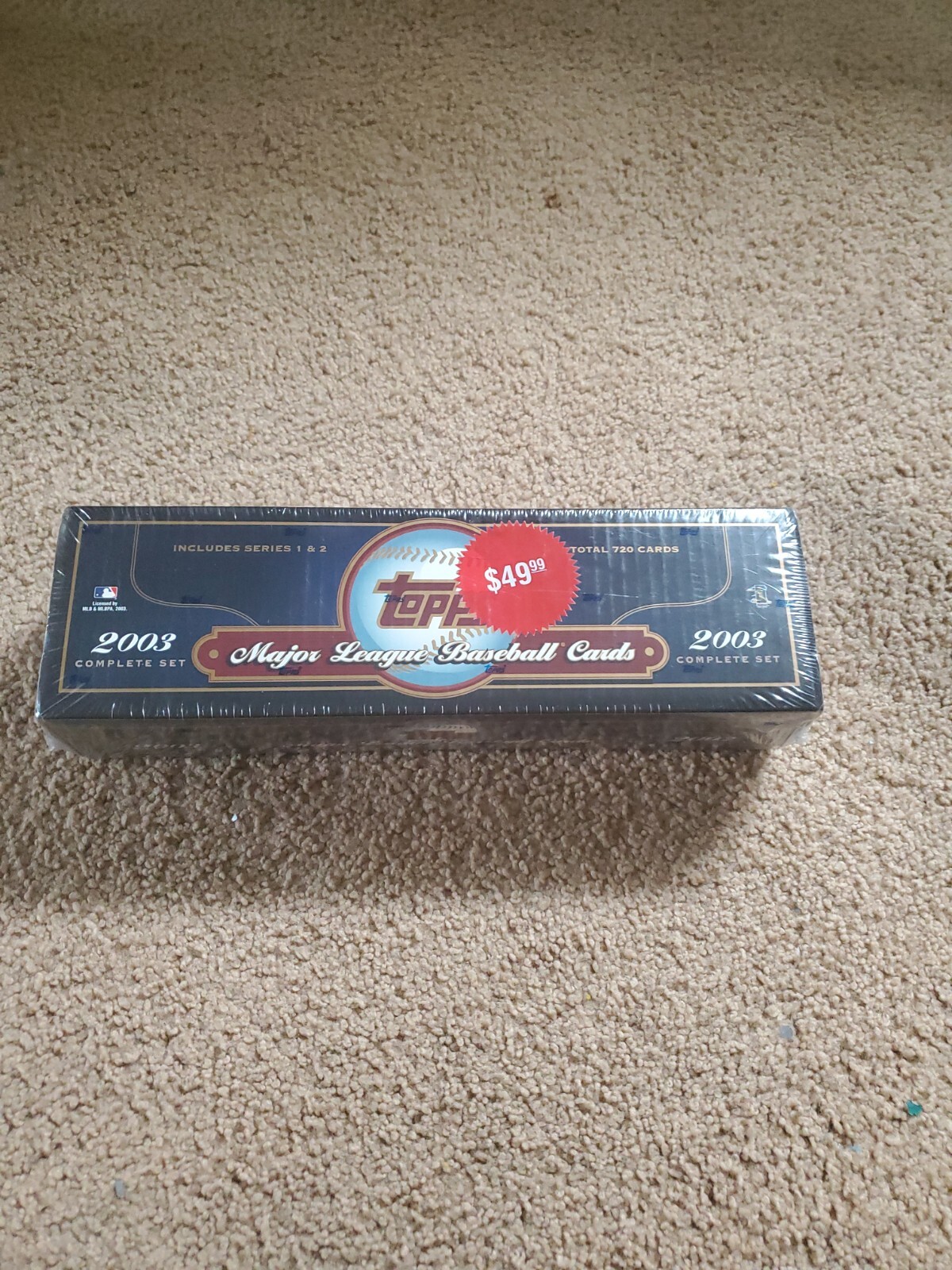2003 Topps Baseball Set Complete 720 Card Series 1 & 2 Factory Sealed ...