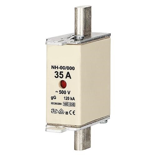 1St. NH Sicherung NH00 /NH000 35A 50A 63A 80A 100A - Panzersicherung ...