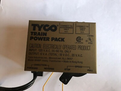 Tyco Train Power Pack 899BP | eBay