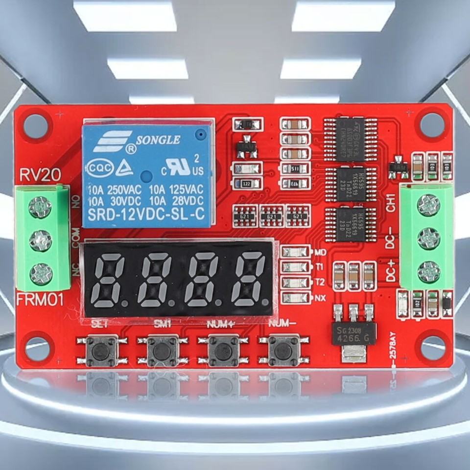 FRM01 Infinite Loop Relay Module 1CH Automation Delay Loop Module (12v ...
