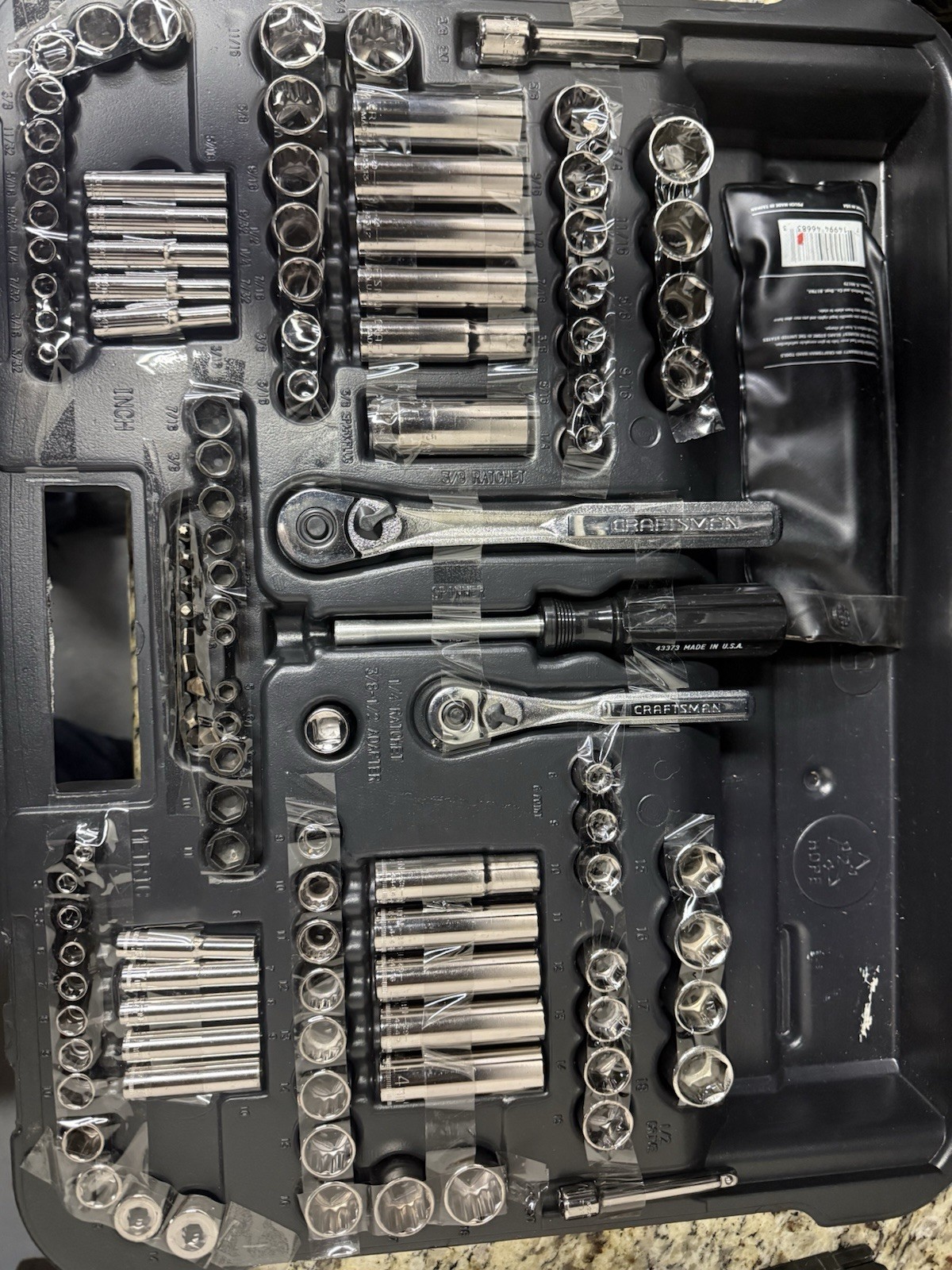 Craftsman 129-Pc mechanics Set (1/2-In Drive Sockets) 933129 GV | eBay