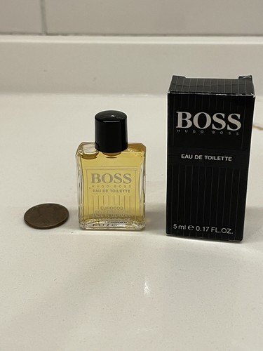Vintage Hugo Boss Number One EDT Splash Mini Cologne 0.17 fl oz/5 ml ...