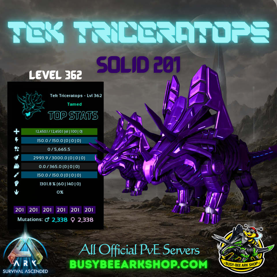 ARK-Survival-Ascended-PvE-Tek-Trike-Top-Stat-Pairs-Bundles-PC-XBOX-PS5 ...