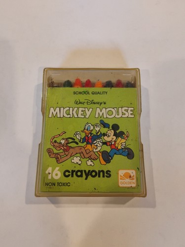 Mickey Mouse Collectible Crayons Vintage 16 Nontoxic | eBay