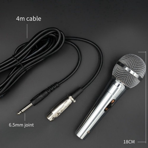 Karaoke Wired microphone Dynamic, microphone, live singing | eBay