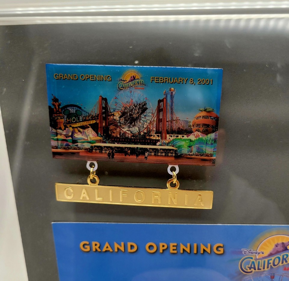 Disney California Adventure Grand Opening Ticket Limited Edition 843/ ...