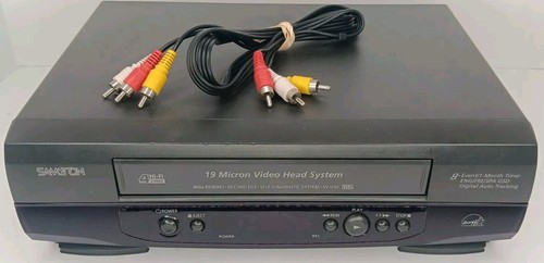 Samtron SV-G92 4 Head HiFi VCR VHS Player W/ AV Cables *No Remote* | eBay