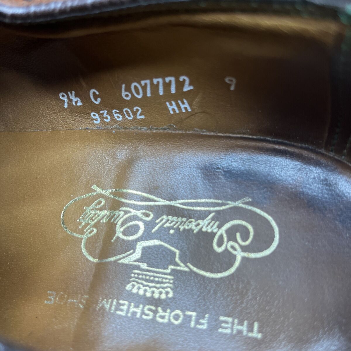 Florsheim Imperial Shoes Kenmoor Vintage V-Cleat Long Wing Florsheim Imperial Shoes Kenmoor Vintage V-Cleat Long Wing