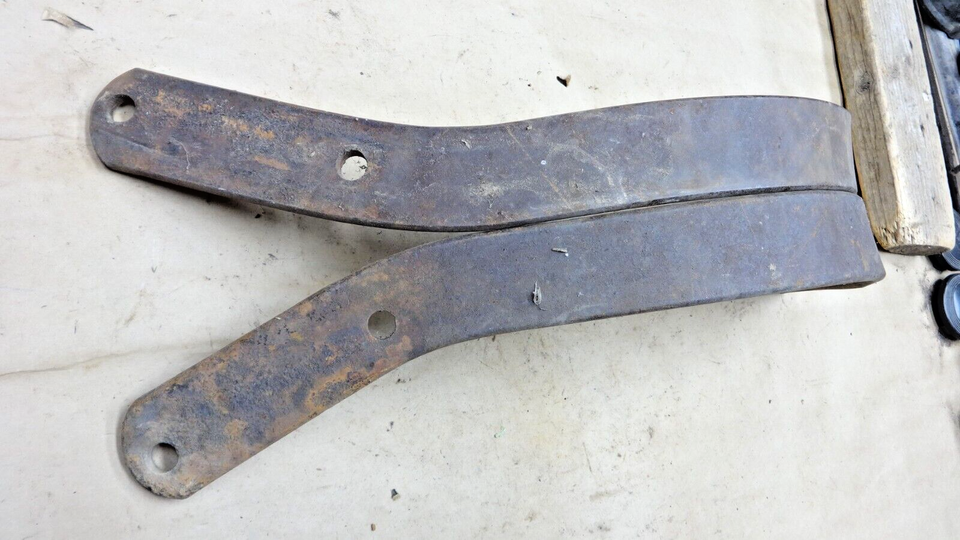 1928 1929 Model A Ford FRONT BUMPER BRACKETS Original pair | eBay